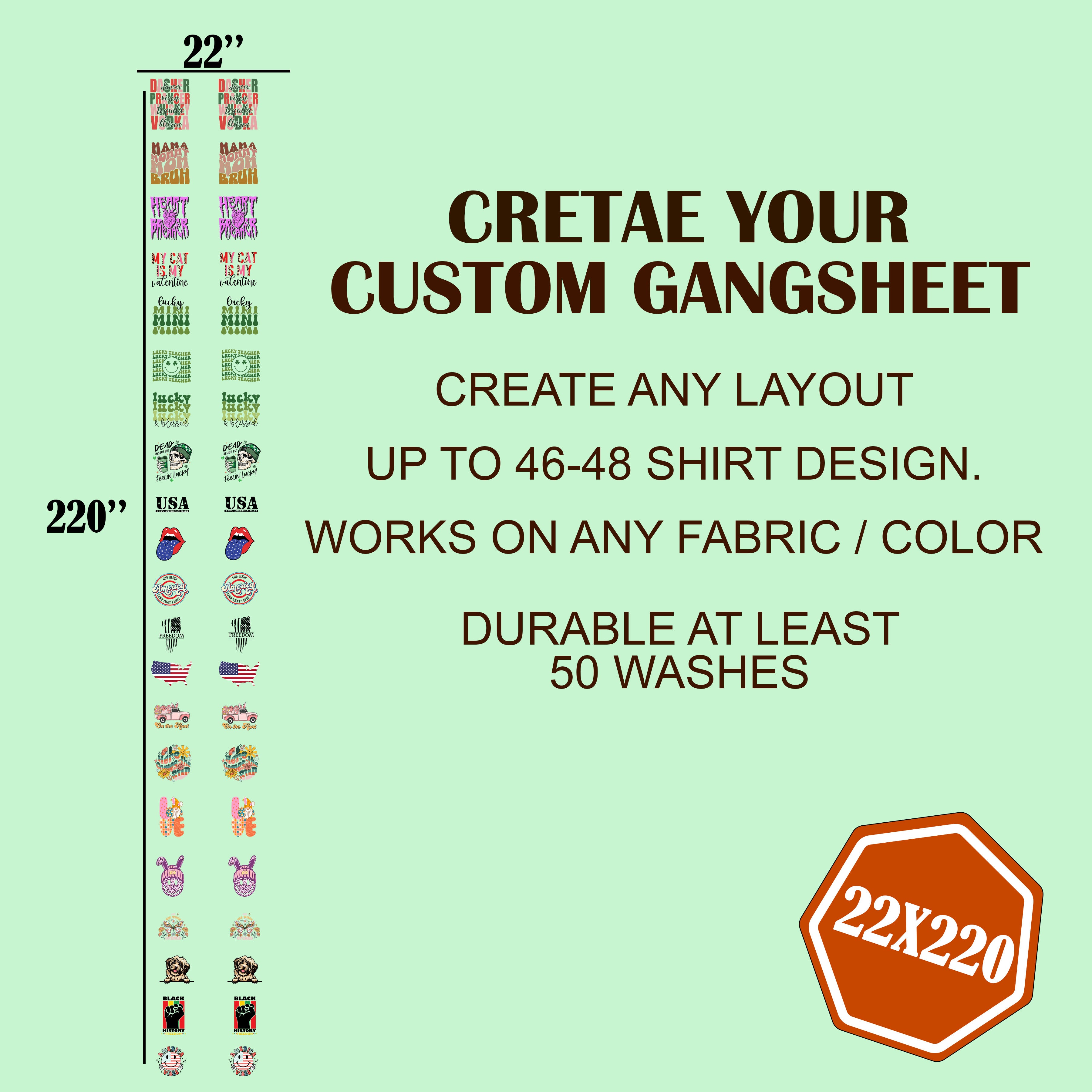 Create Your Gang Sheet – DTF TOWN