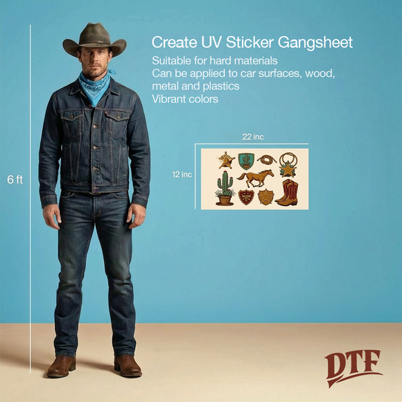 Create Your UV Sticker Gang Sheet – DTF TOWN